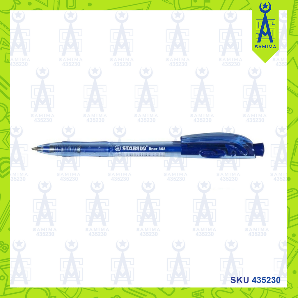 STABILO 308 TR41 FINE LINER BLUE – Samima