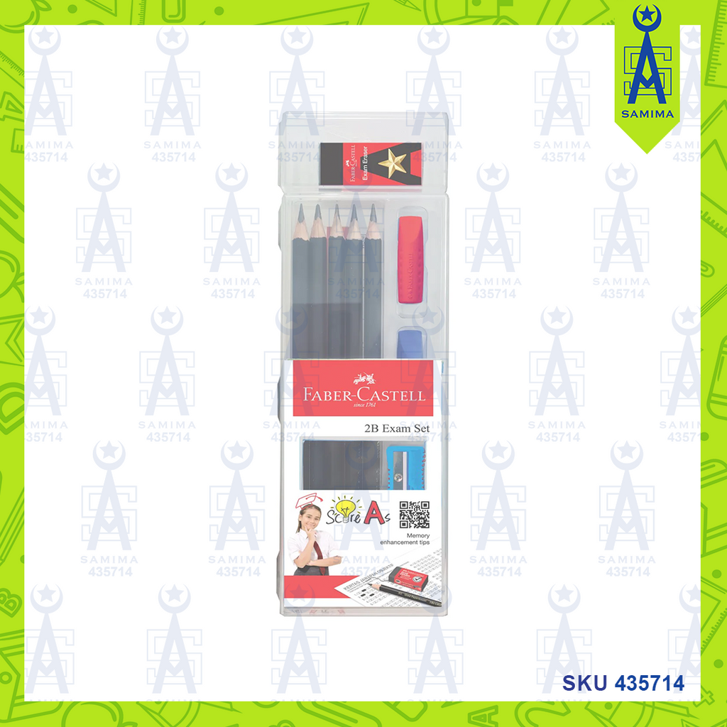 FABER CASTELL 212144 2B EXAM SET 2 COVER CASE – Samima