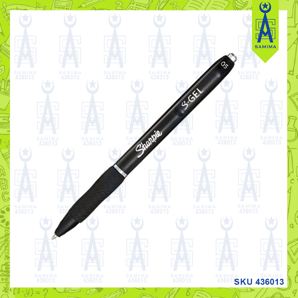 SHARPIE S-GEL BALL PEN 0.5MM BLACK – Samima