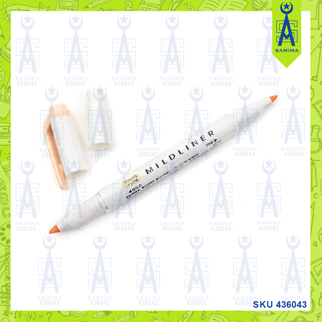 ZEBRA MILDLINER TWIN TIP FLUORE HIGHLIGHTER CREAM – Samima