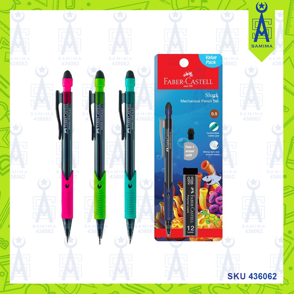 FABER CASTELL 130014 SHARK MECH PENCIL + LEAD – Samima