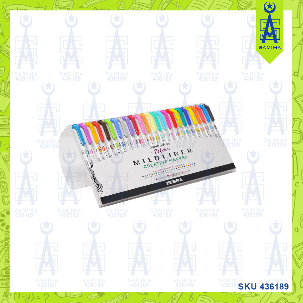 ZEBRA MILDLINER 25 PCS SET SPECIAL EDITION – Samima