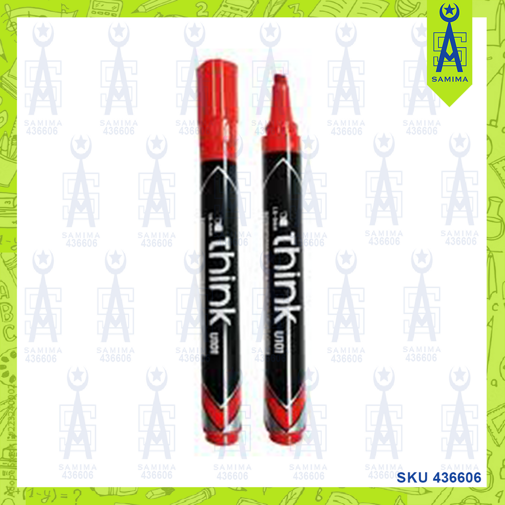 DELI U10140 PERMANENT CHISEL MARKER 1.5MM RED – Samima