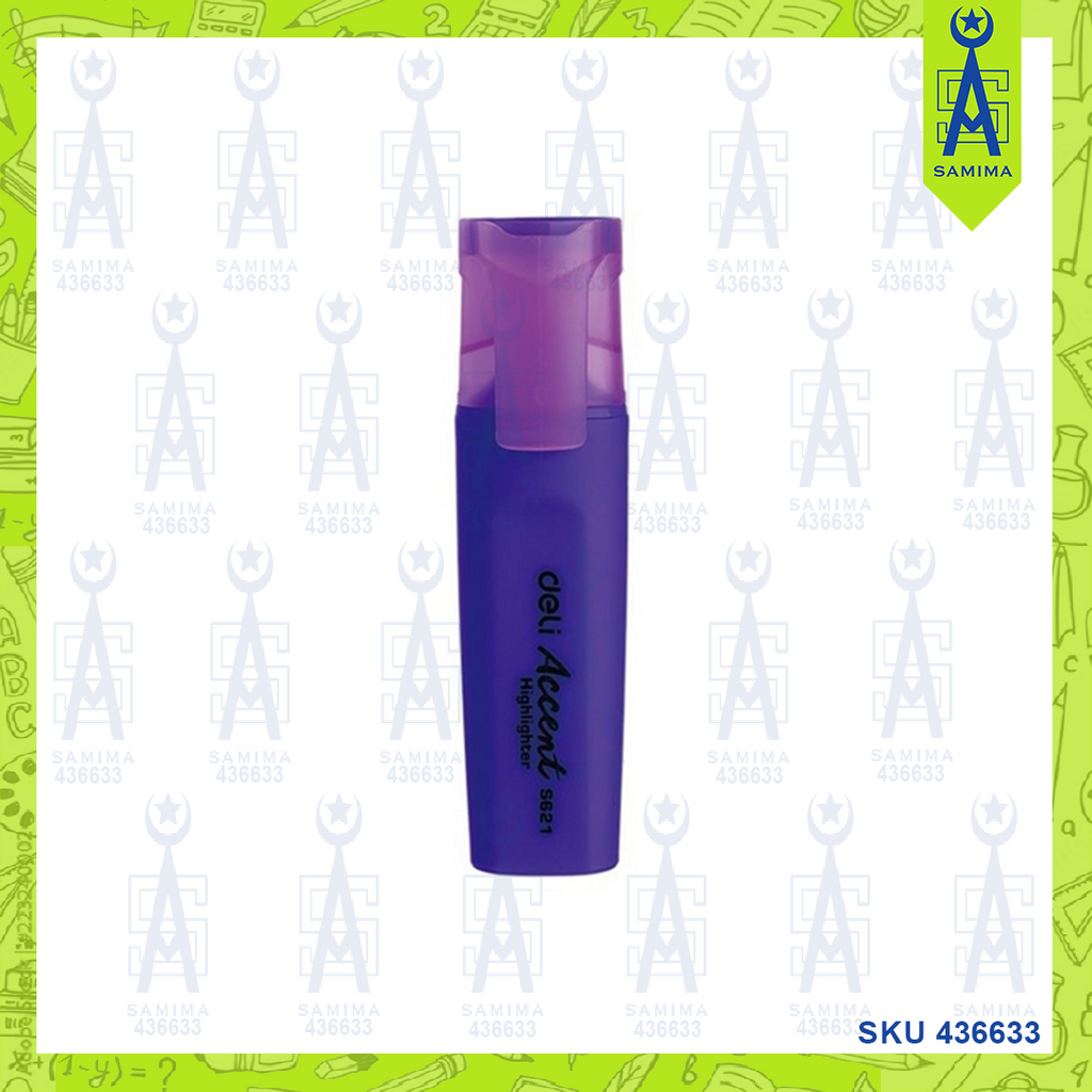 DELI S621 ACCENT HIGHLIGHTER VIOLET – Samima