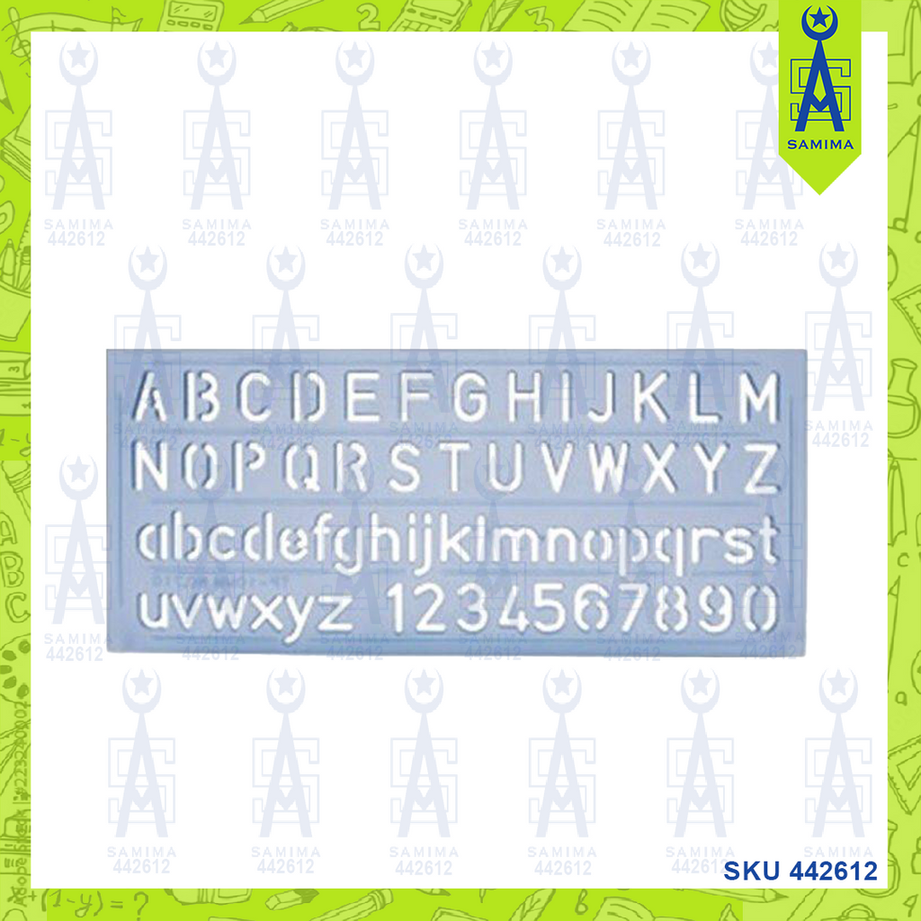 STENCIL PLATE 5MM 705 (250) – Samima