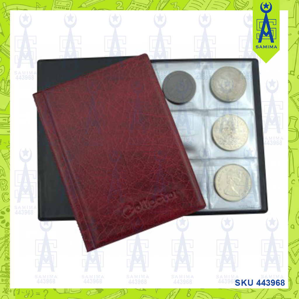 WB LARGE COIN ALBUM BLACK, RED – Samima