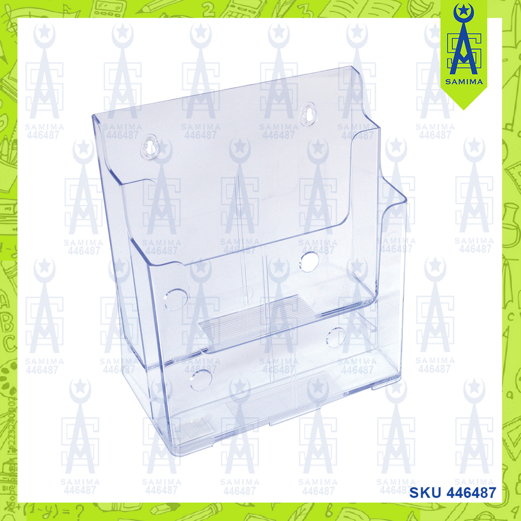 DEFLECTO 77865 2 TIER HOLDER ACRYLIC STAND A4 – Samima