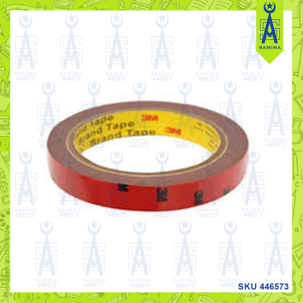 3M DOUBLE SIDED ACRYLIC FOAM TAPE (R)12MMX9Y – Samima