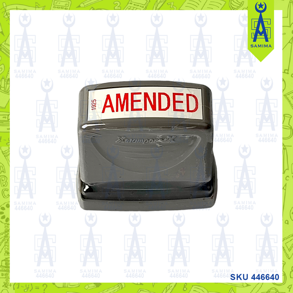 XSTAMPER RE-INKING STAMP AMENDED – Samima