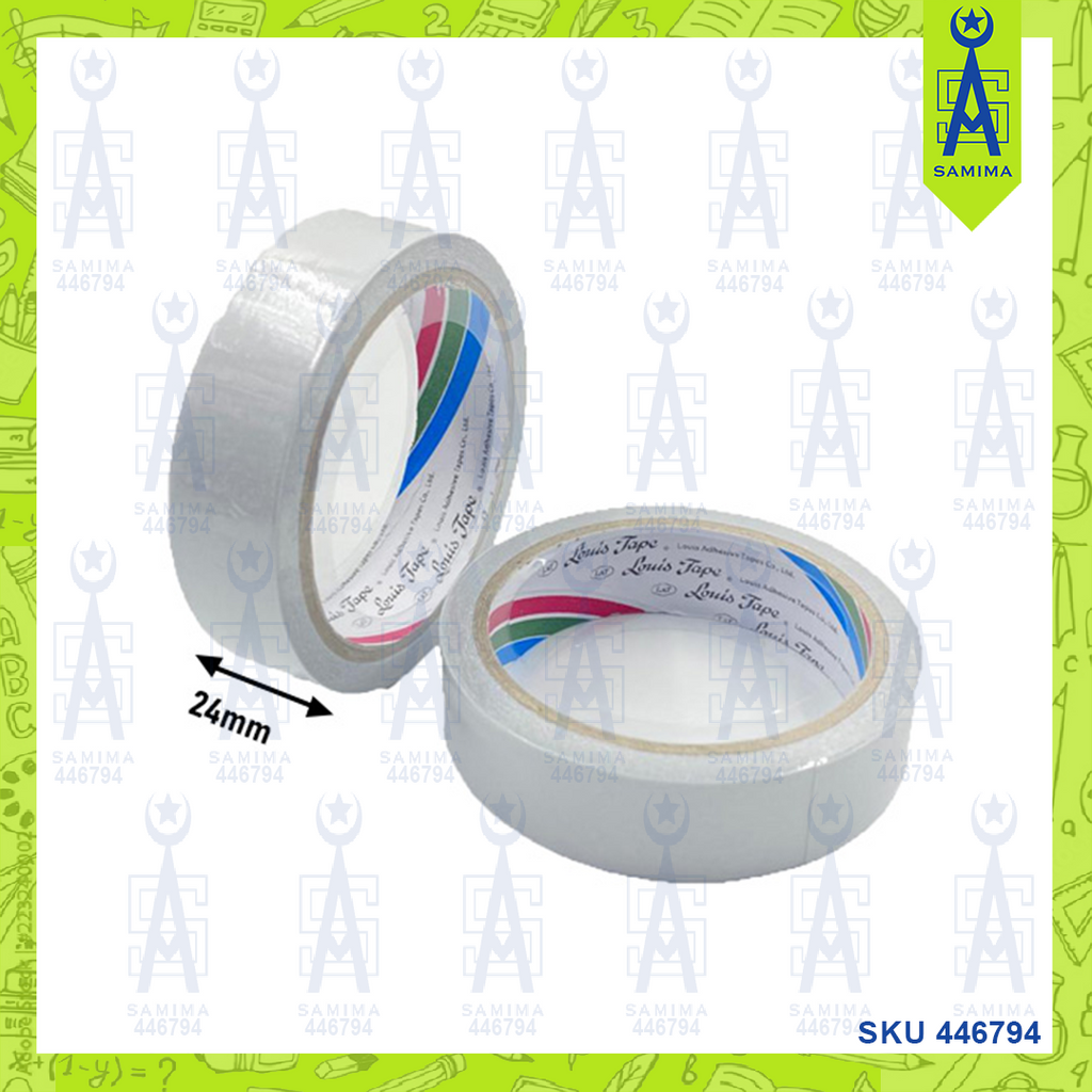 LOUIS DOUBLE SIDED TAPE 24MM X 9M – Samima