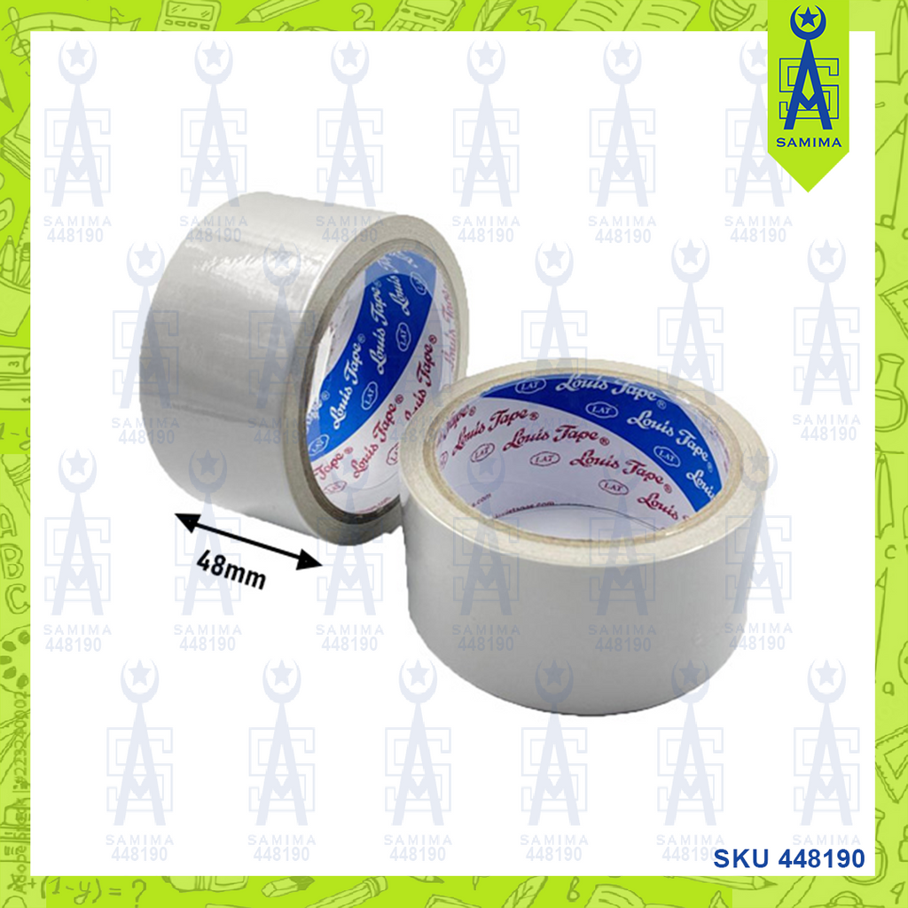 LOUIS DOUBLE SIDED TAPE 48MM X 9M – Samima