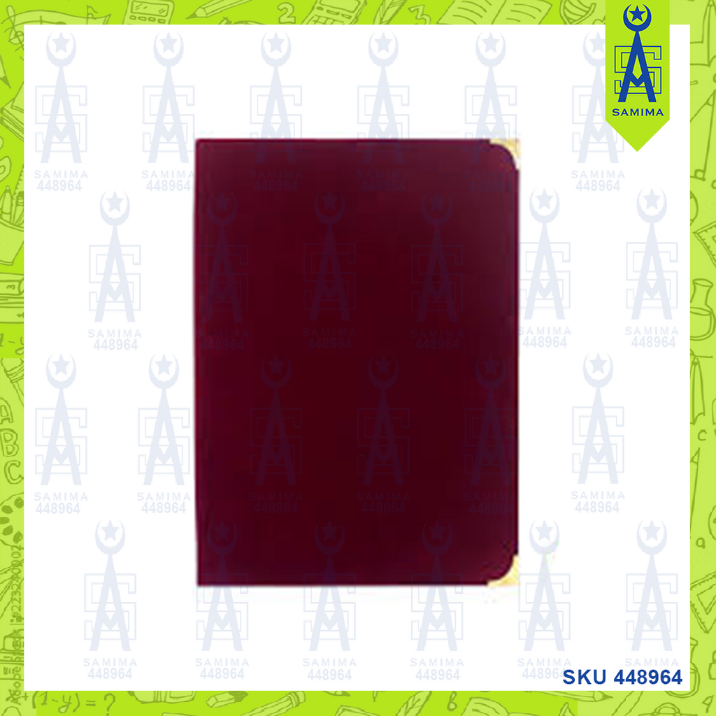 EMI VELVET CERTIFICATE CARD HOLDER (MAROON) – Samima