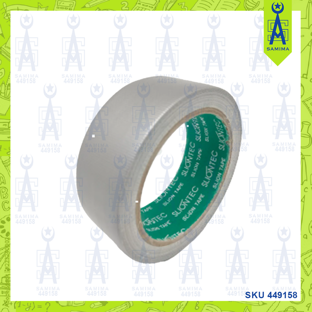 SLIONTEC CLOTH TAPE 3370 24MM SILVER – Samima