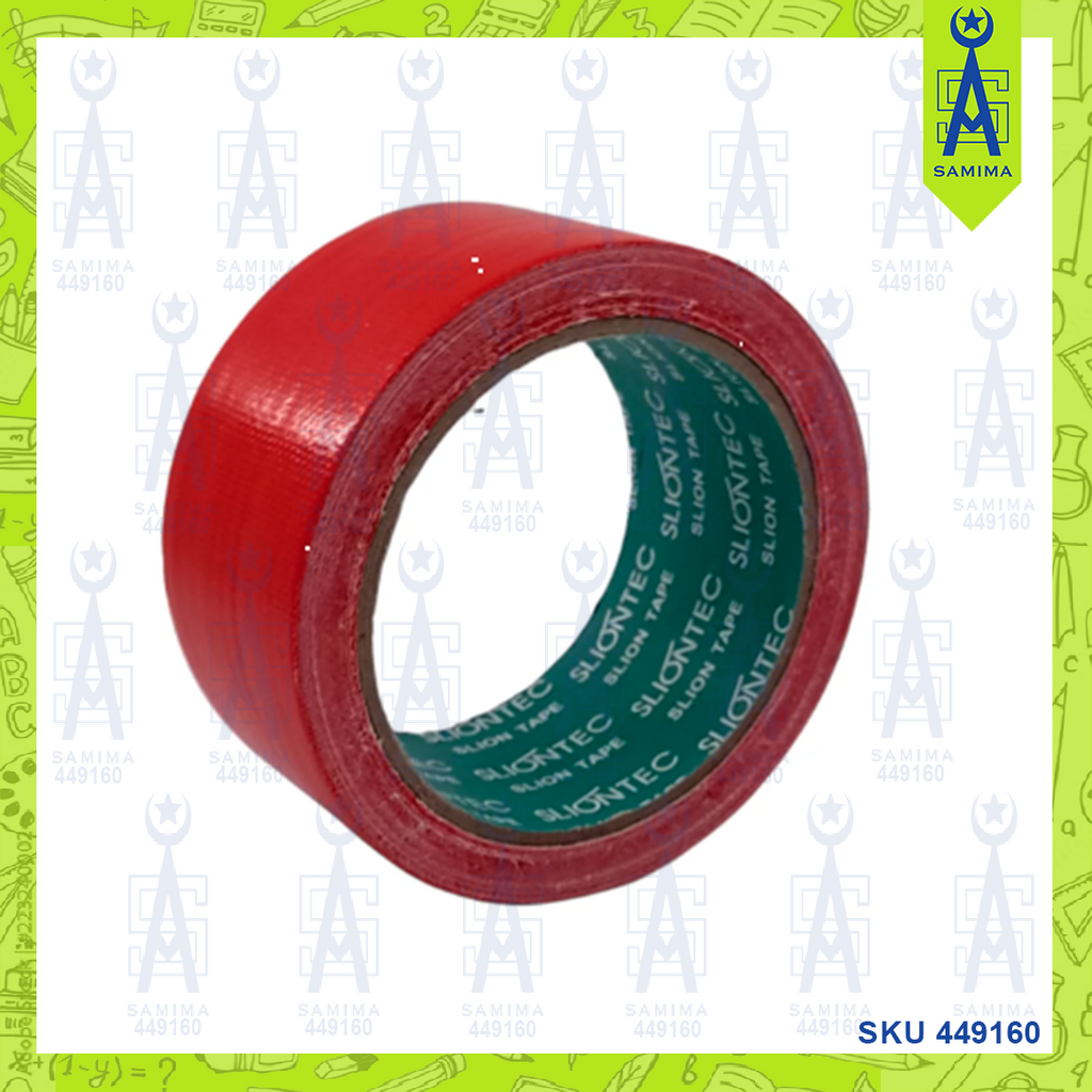 SLIONTEC CLOTH TAPE 3370 24MM RED – Samima