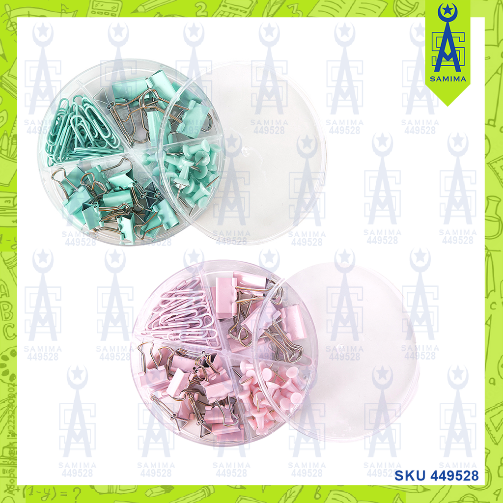 DELI OFFICE STATIONARY SET 78554, 78555 PIN & CLIP – Samima