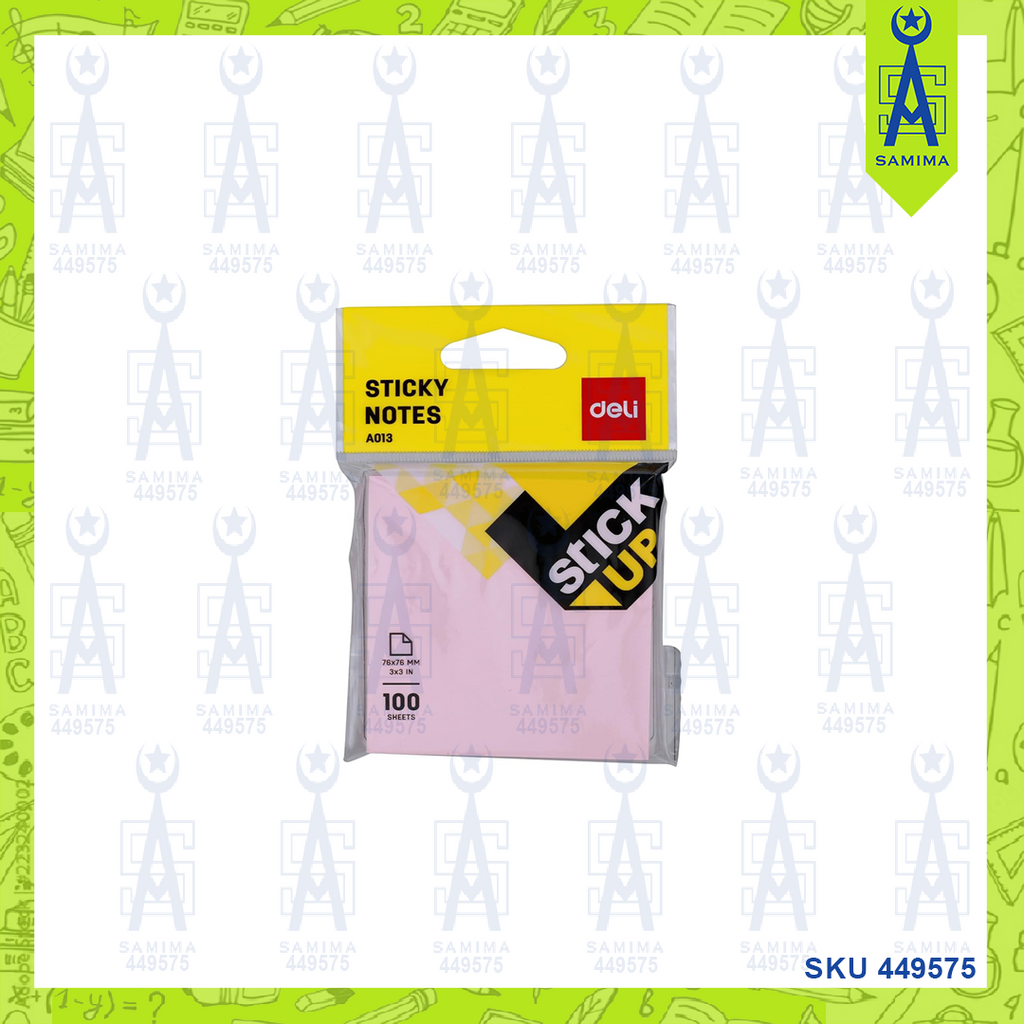 DELI STICK UP (STICK ON NOTES) 3 X 3'' 21526 – Samima