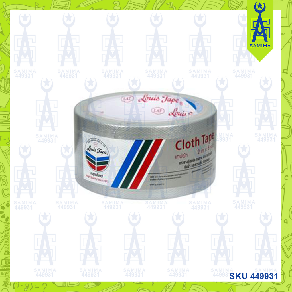 LOUIS CLOTH TAPE 24 MM X 7.2M SILVER – Samima