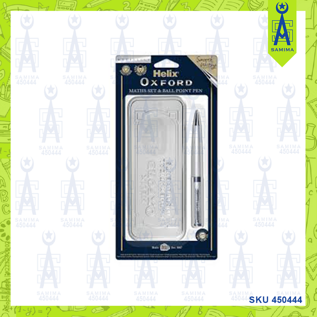 HELIX 899718 OXFORD MATHS SET & BALLPOINT PEN – Samima