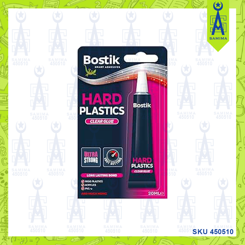 BOSTIK HARD PLASTIC ADHESIVE CLEAR GLUE 20ML – Samima