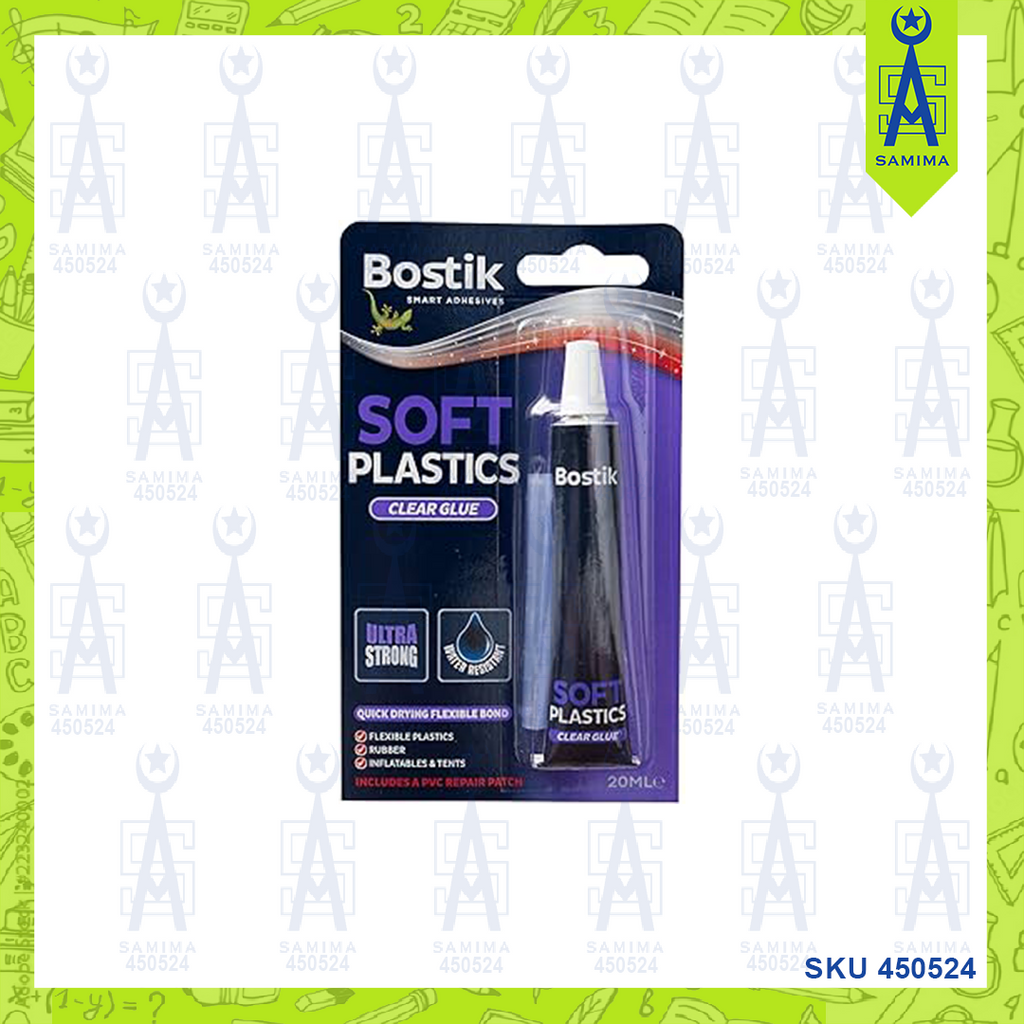 BOSTIK SOFT PLASTIC CLEAR GLUE 20ML – Samima