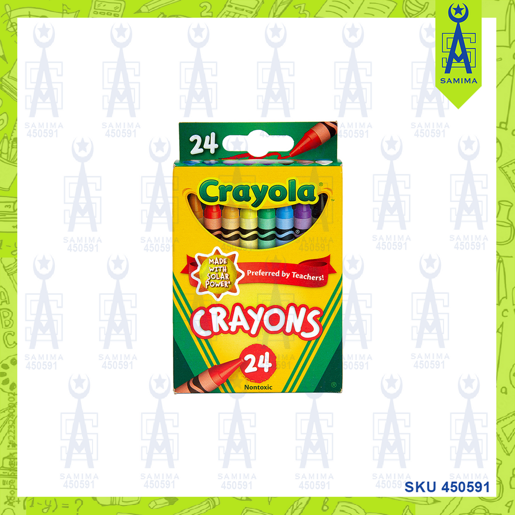 CRAYOLA CRAYONS 24'S – Samima