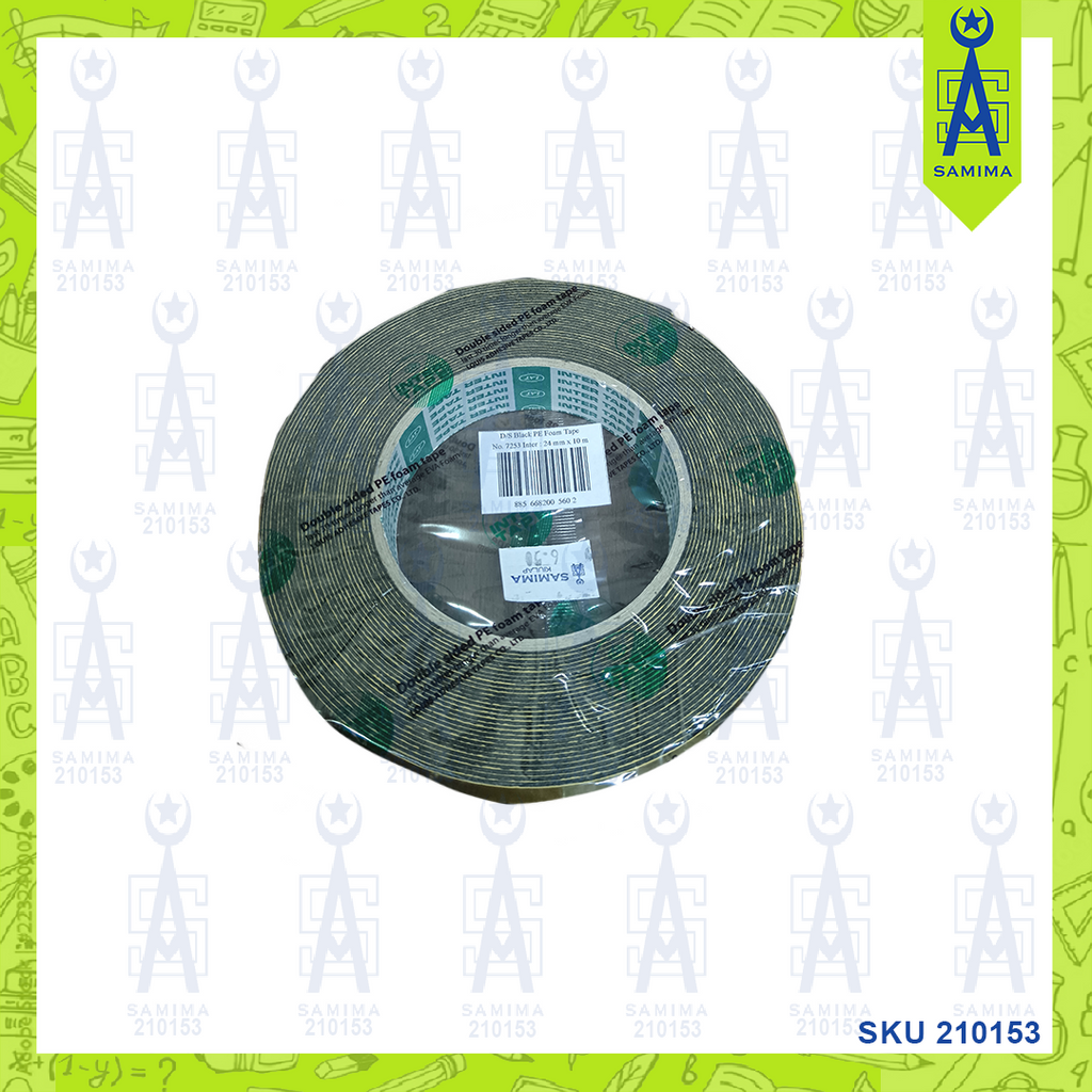 INTER TAPE 24MM X 10M DOUBLE SIDED FOAM TAPE – Samima