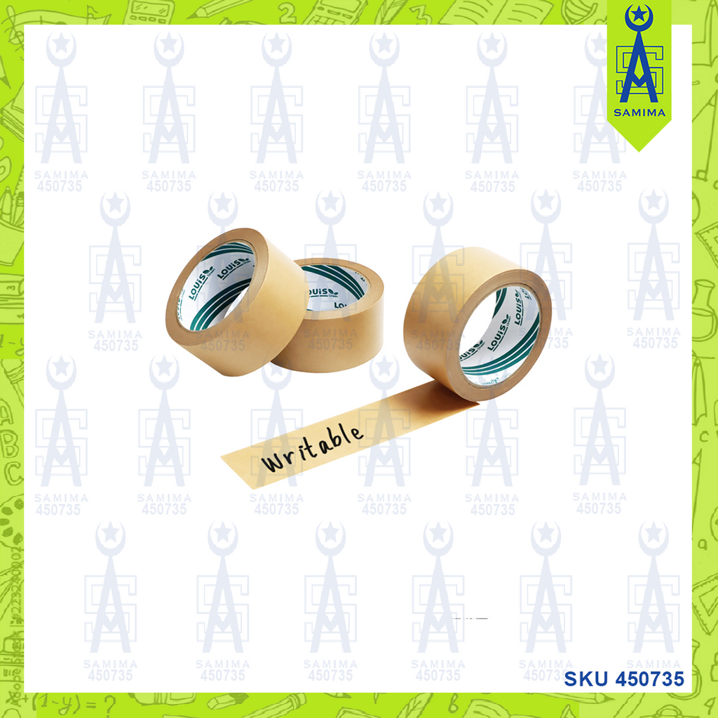 LOUIS 48MM X 25Y BROWN KRAFT TAPE – Samima