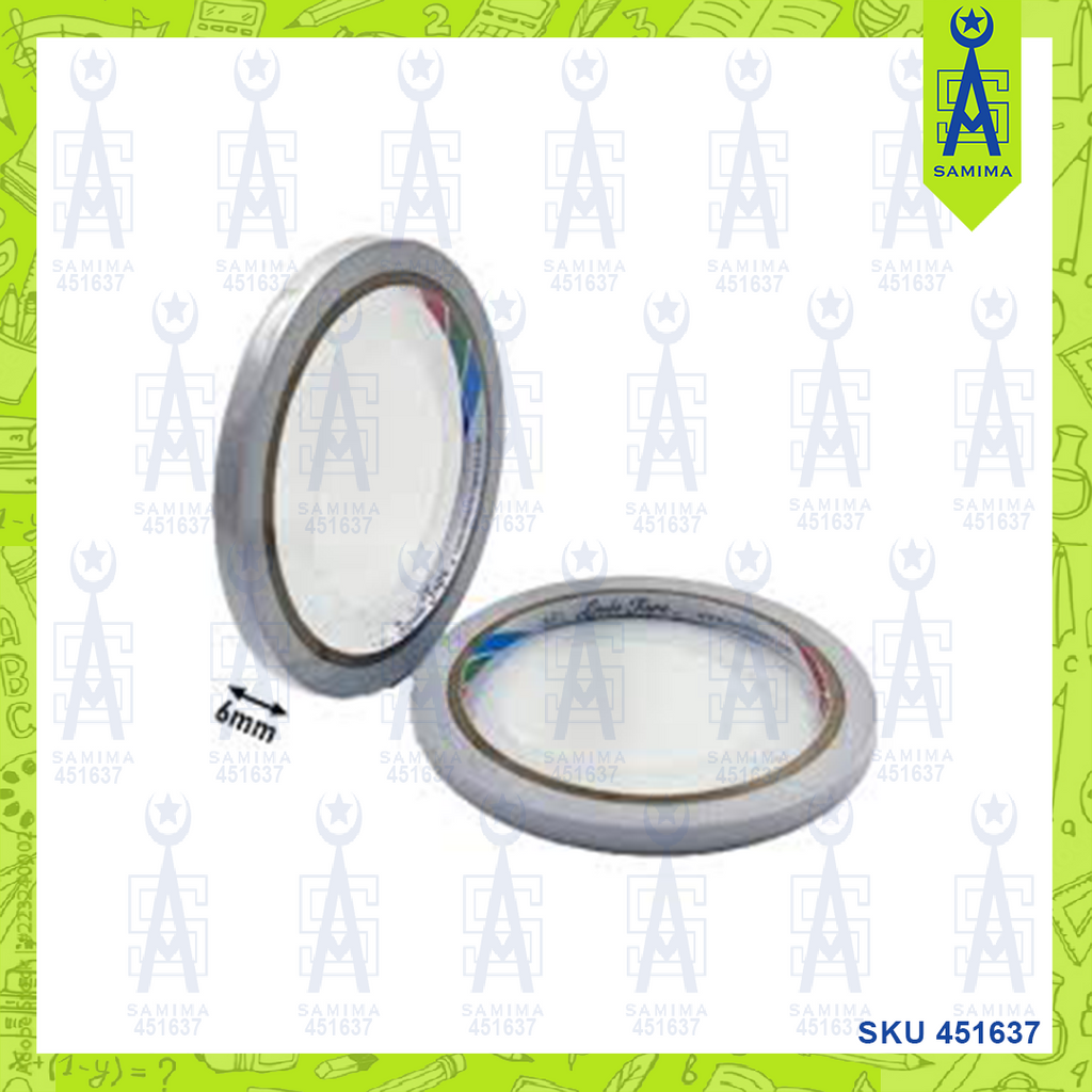 LOUIS DOUBLE SIDED TAPE 6MM X 9M – Samima