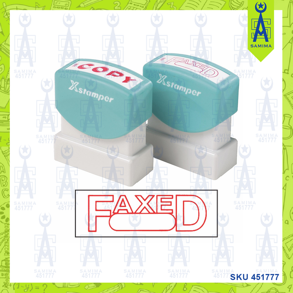 XSTAMPER RE-INKING STAMP FAX IN – Samima