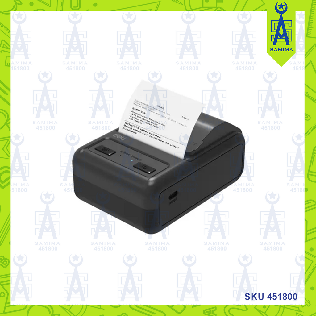 DELI 200P PORTABLE THERMAL PRINTER – Samima