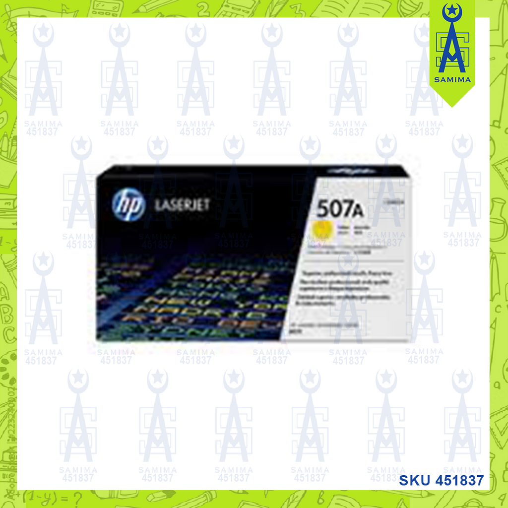 HP 507A TONER YELLOW CE402A – Samima