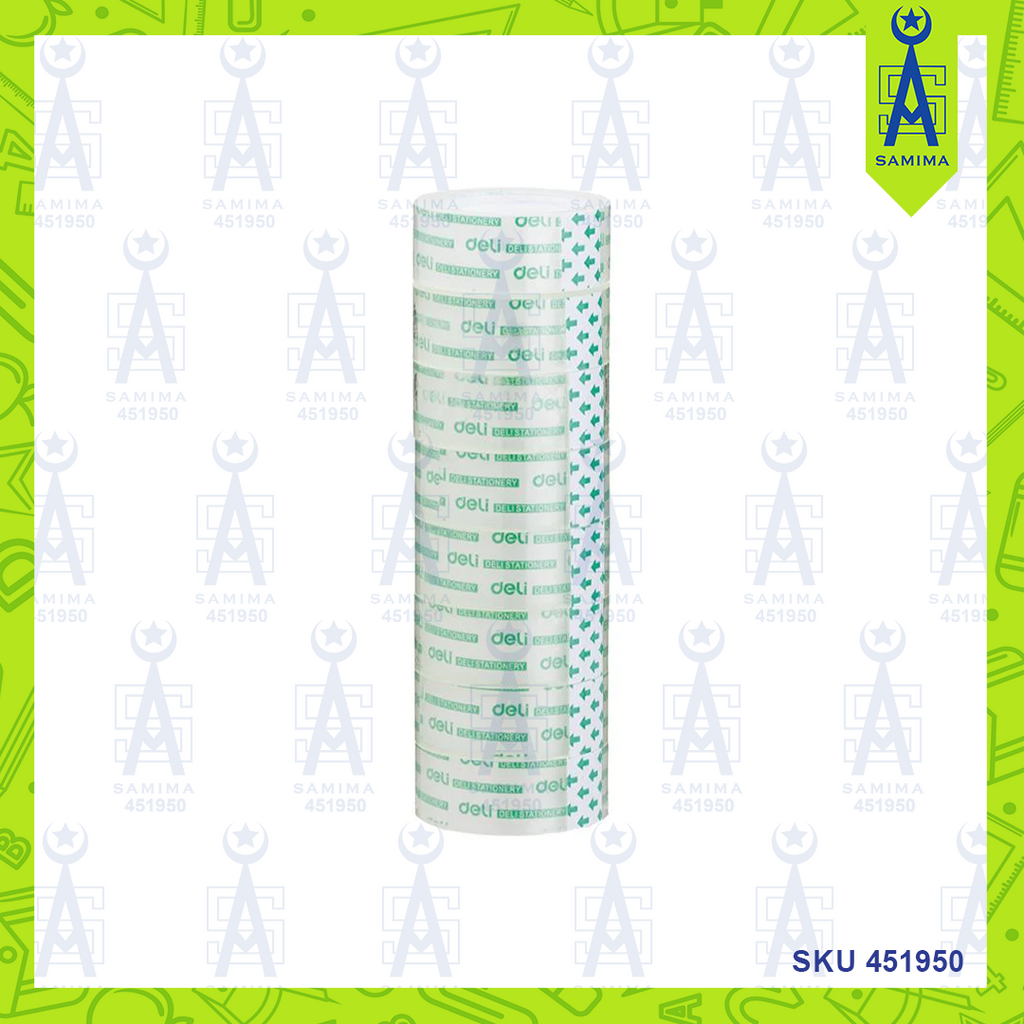 DELI 30015 STICK UP OPP OFFICE TAPE 12MMX30Y 12'S – Samima
