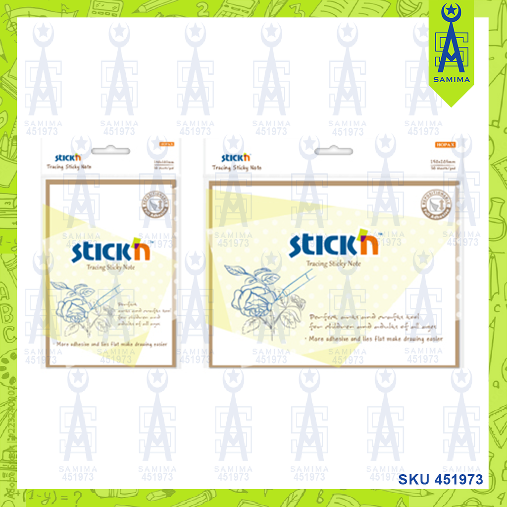 HOPAX 21820 TRACING STICKY NOTE 6 X 8'' A5 – Samima