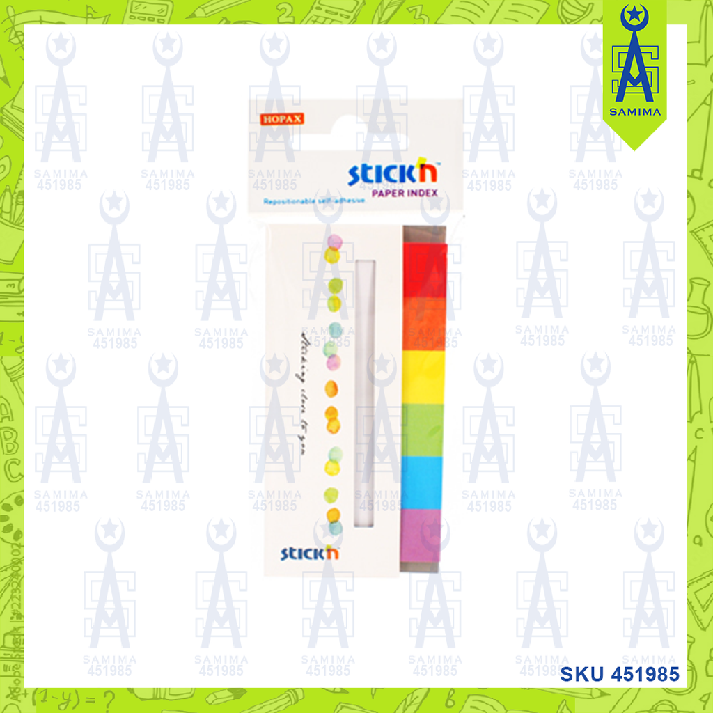 HOPAX 21598 STICK'N PAPER INDEX 45 X 15MM – Samima