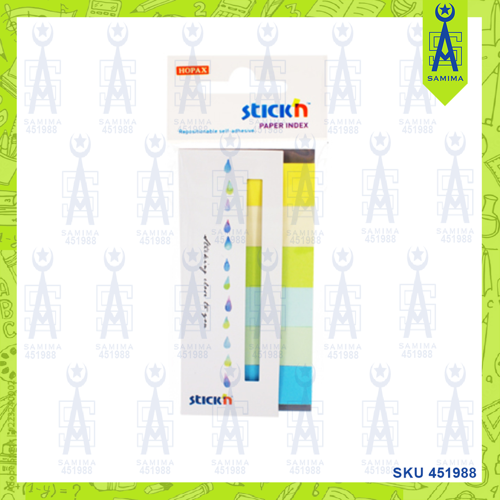 HOPAX 21596 STICK'N PAPER INDEX 45 X 15MM – Samima