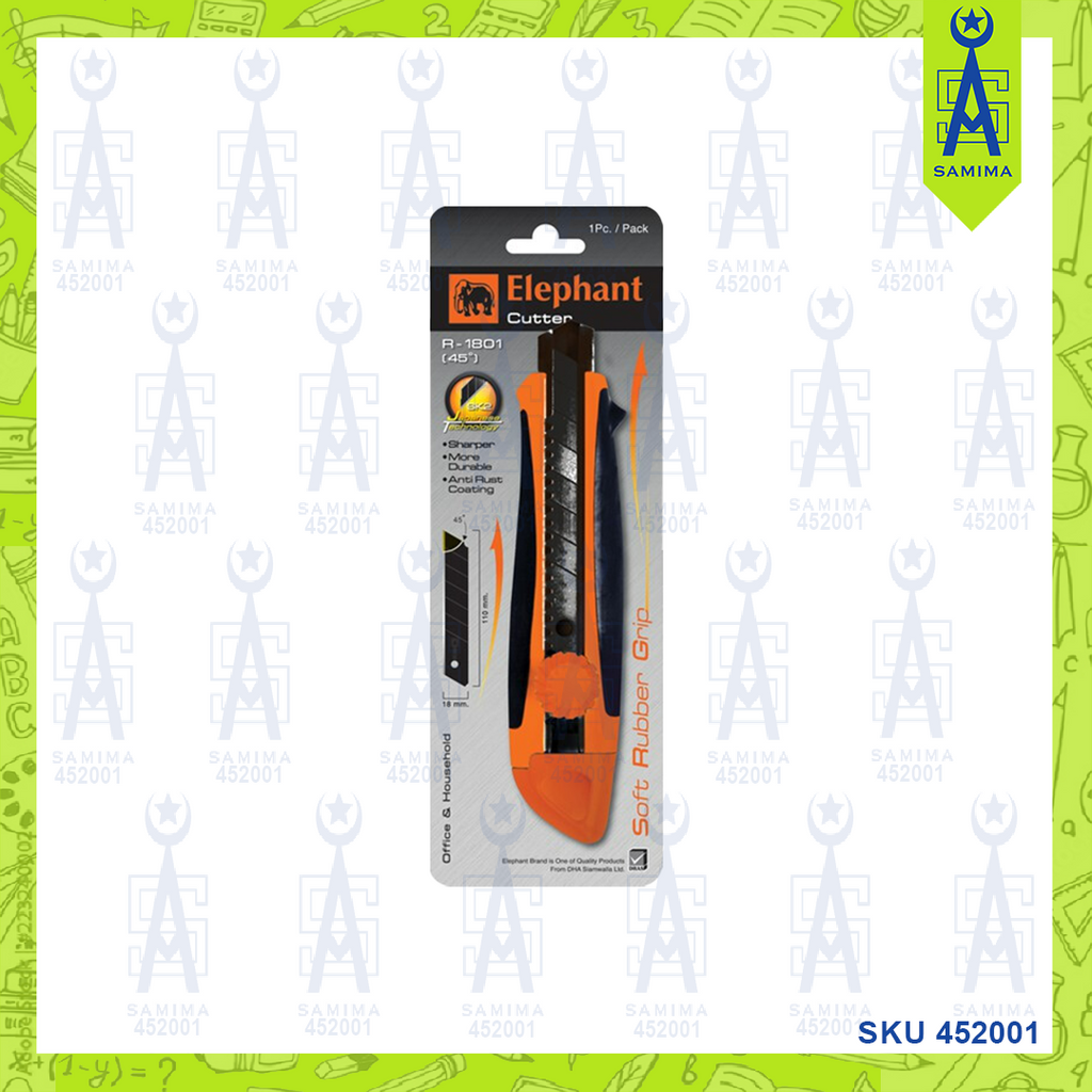 ELEPHANT P-1801A CUTTER 18MM 45'D – Samima