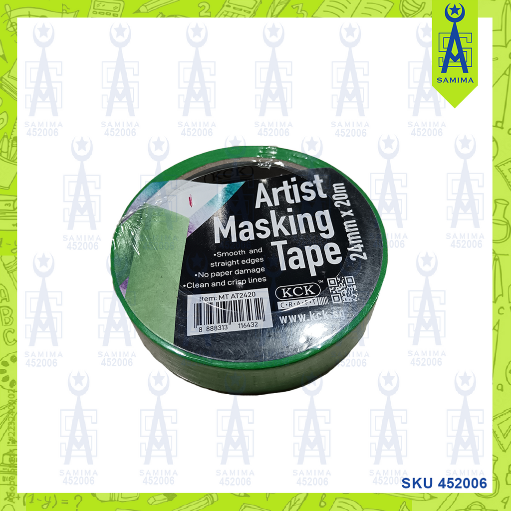 KCK ARRTIST COLOUR MASKING TAPE 24MM X 20M – Samima