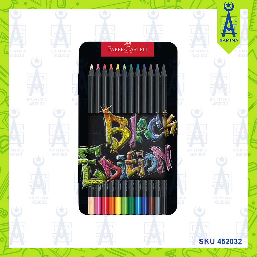FC BLACK EDITION TIN 116413 COLOUR PENCILS 12'S – Samima