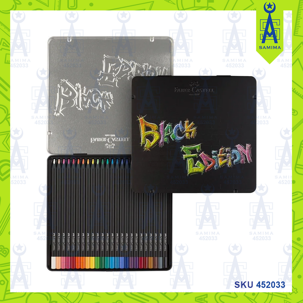 FC BLACK EDITION TIN 116425 COLOUR PENCILS 24'S – Samima