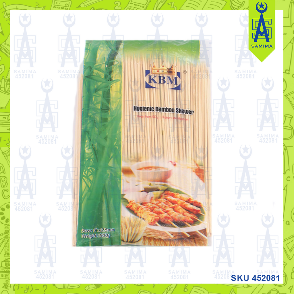 KBM BAMBOO SATAY STICK 8'' 200GRM – Samima