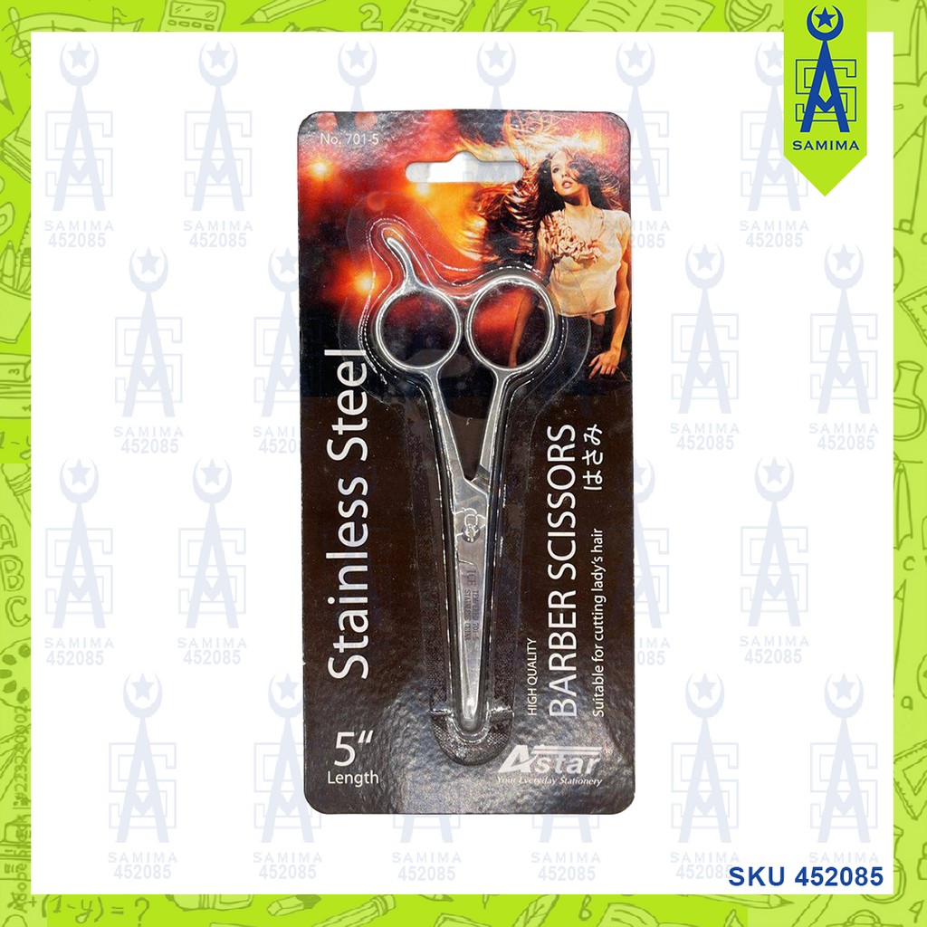 ASTAR STEEL BARBER SCISSORS 6'' 701-6 – Samima