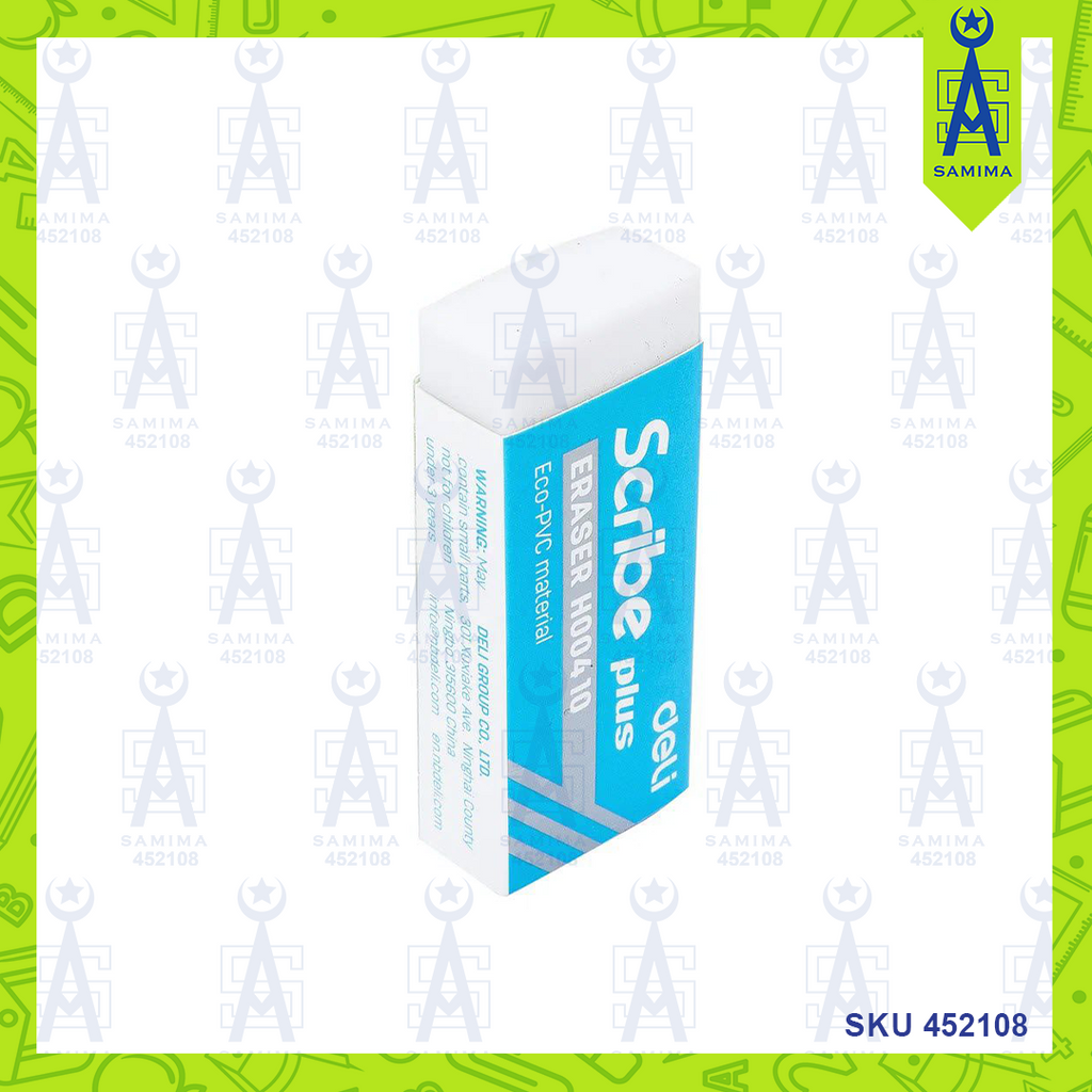 DELI H00410 SCRIBE PLUS ERASER 1'S – Samima