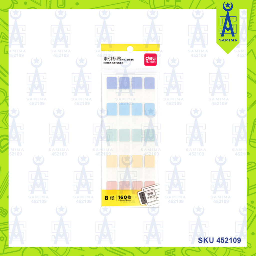 DELI 21536 INDEX TAP STICKY NOTE – Samima