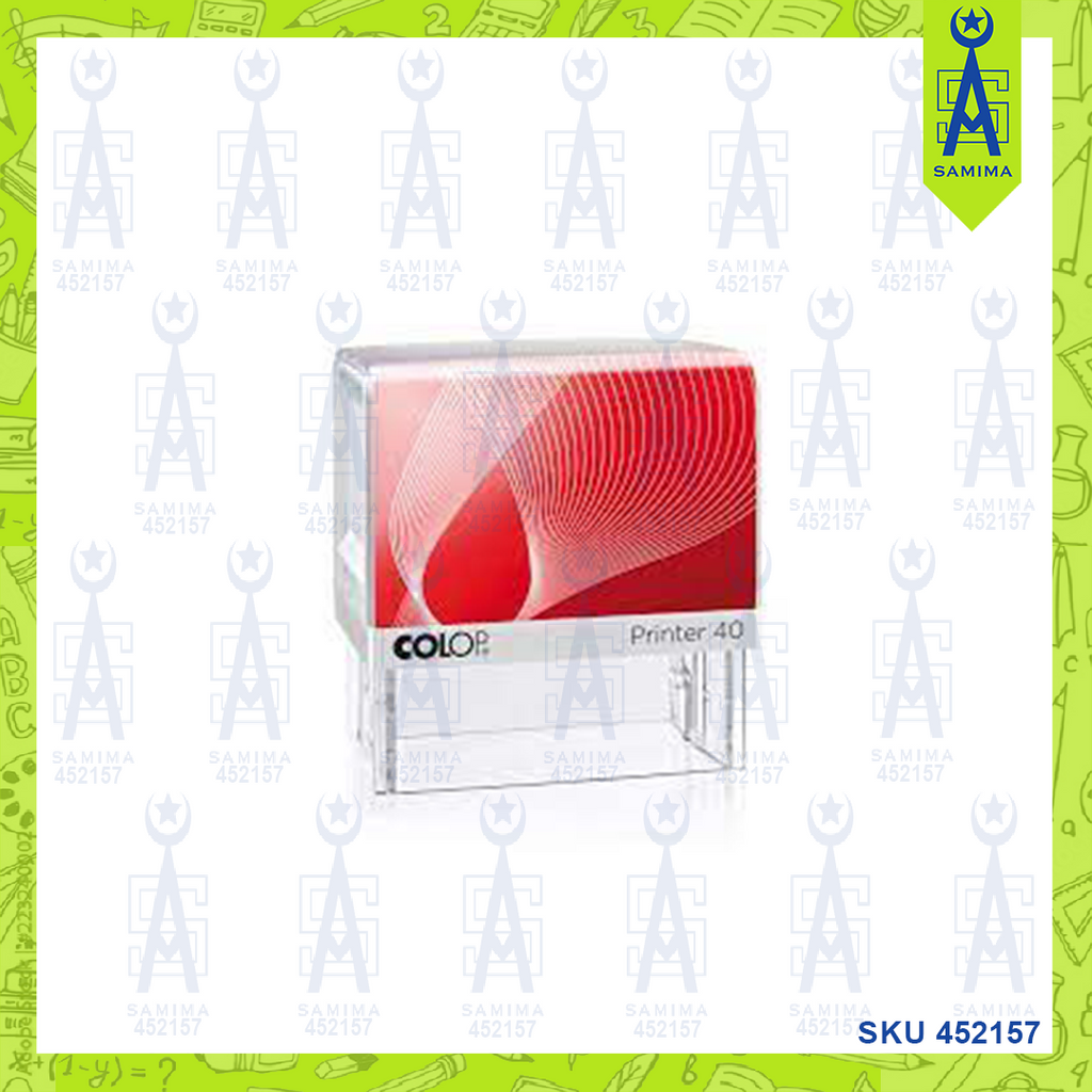 COLOP PRINTER 40 / 2SET DIY 2.5,3.5MM TEXT STAMP – Samima
