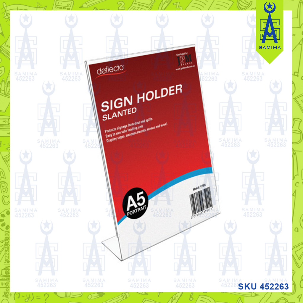DEFLECTO 47501 A5 L-SHAPE SLANTED HOLDER – Samima