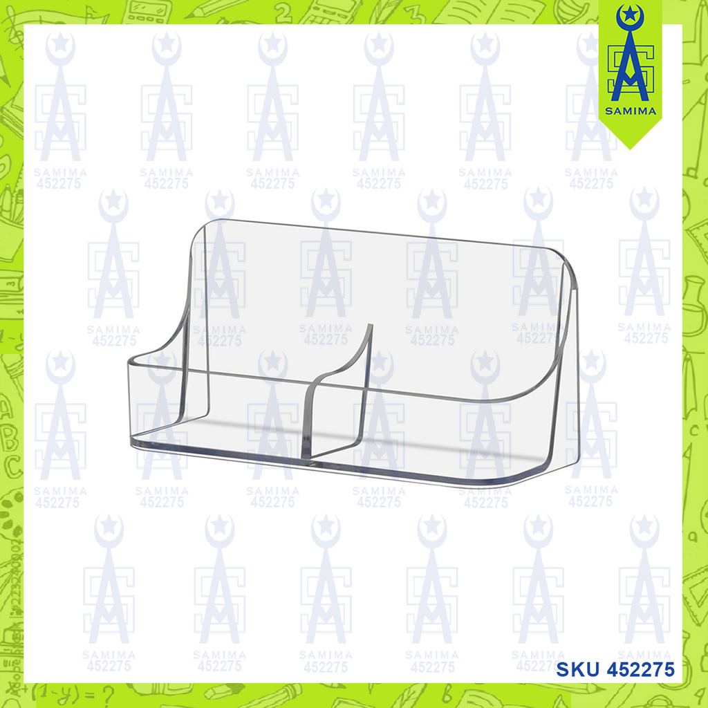 DEFLECTO 70401 2 POCKETS NAME CARD HOLDER – Samima