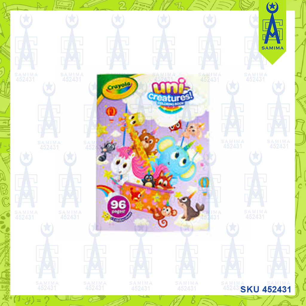 CRAYOLA UNI CREATURES COLORING BOOK + COLOR PENCIL – Samima