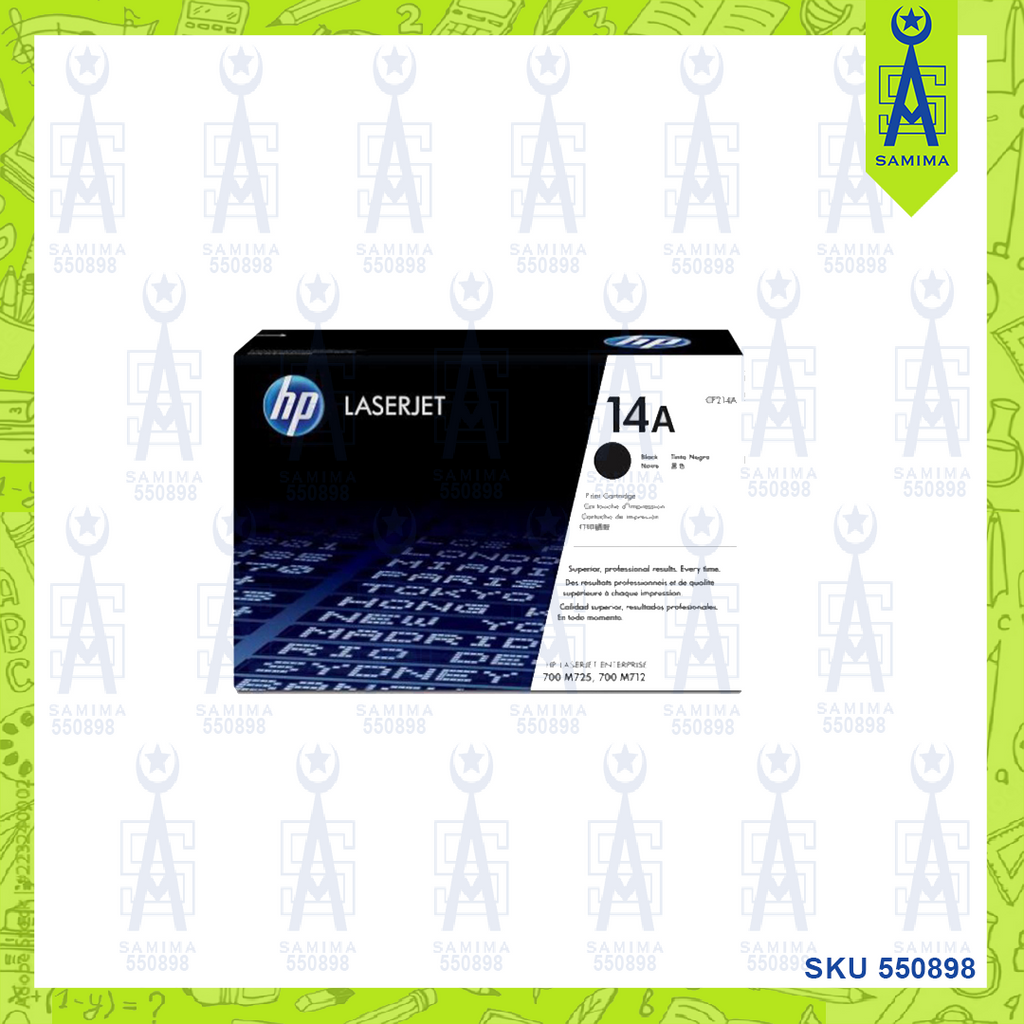 HP 14A TONER CARTRIDGE BLACK CF214A – Samima