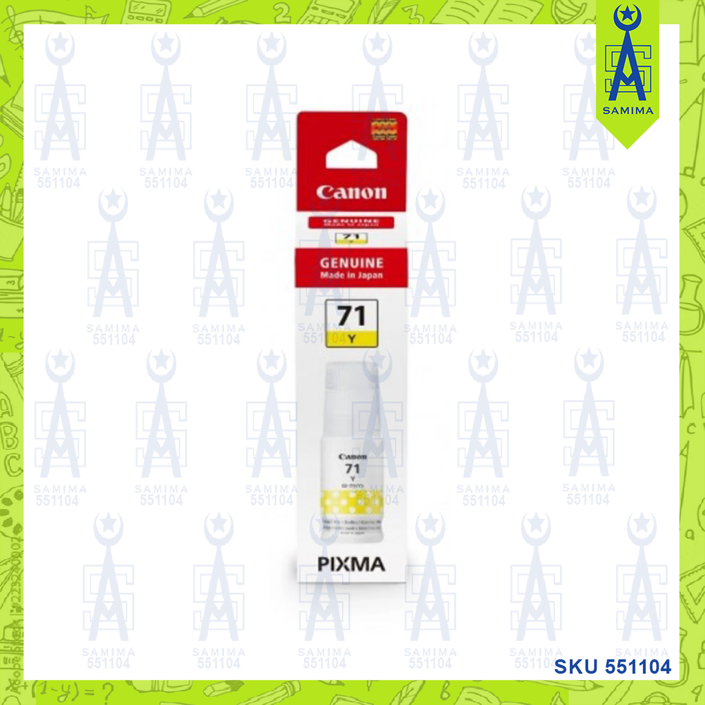 CANON GI71 YELLOW INK CARTRIDGE – Samima