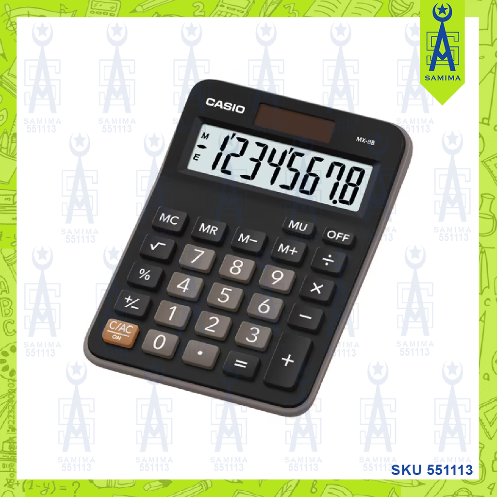 CASIO MX-8B 8 DIGIT CALCULATOR – Samima
